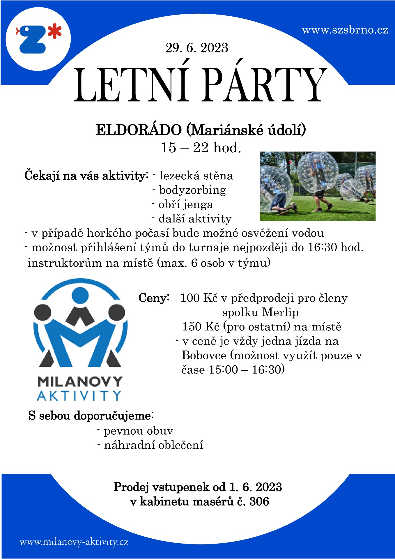 Letní párty 2023 :: SZŠ a VOŠZ Brno